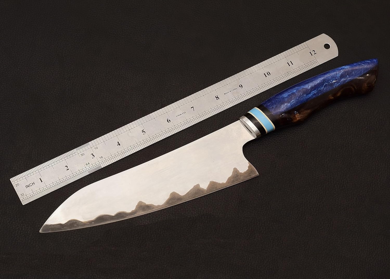 Amazon.com: Custom handmade 440 C Blade Chef Kitchen Knife With wooden ...