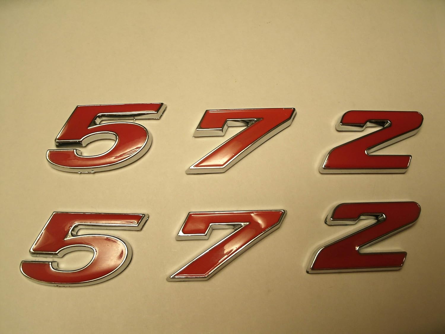 Amazon.com: 572 RED STROKER ENGINE ID EMBLEMS SET OF 6 NUMBERS : Automotive