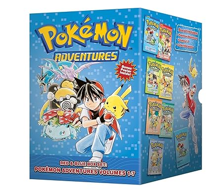 Pokémon Adventures Red & Blue Box Set: Set includes Vol. 1-7 : Kusaka, Hidenori, Mato: Amazon ...