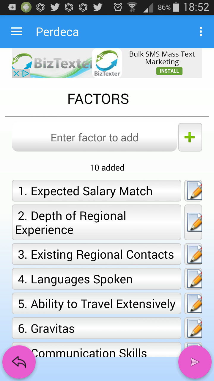 Perdeca Professional Decision Making Assistant - App on Amazon Appstore