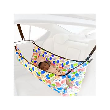 VParents Cotton Car Cradle Hammock For 0 To 2 Year Baby | Portable With ...