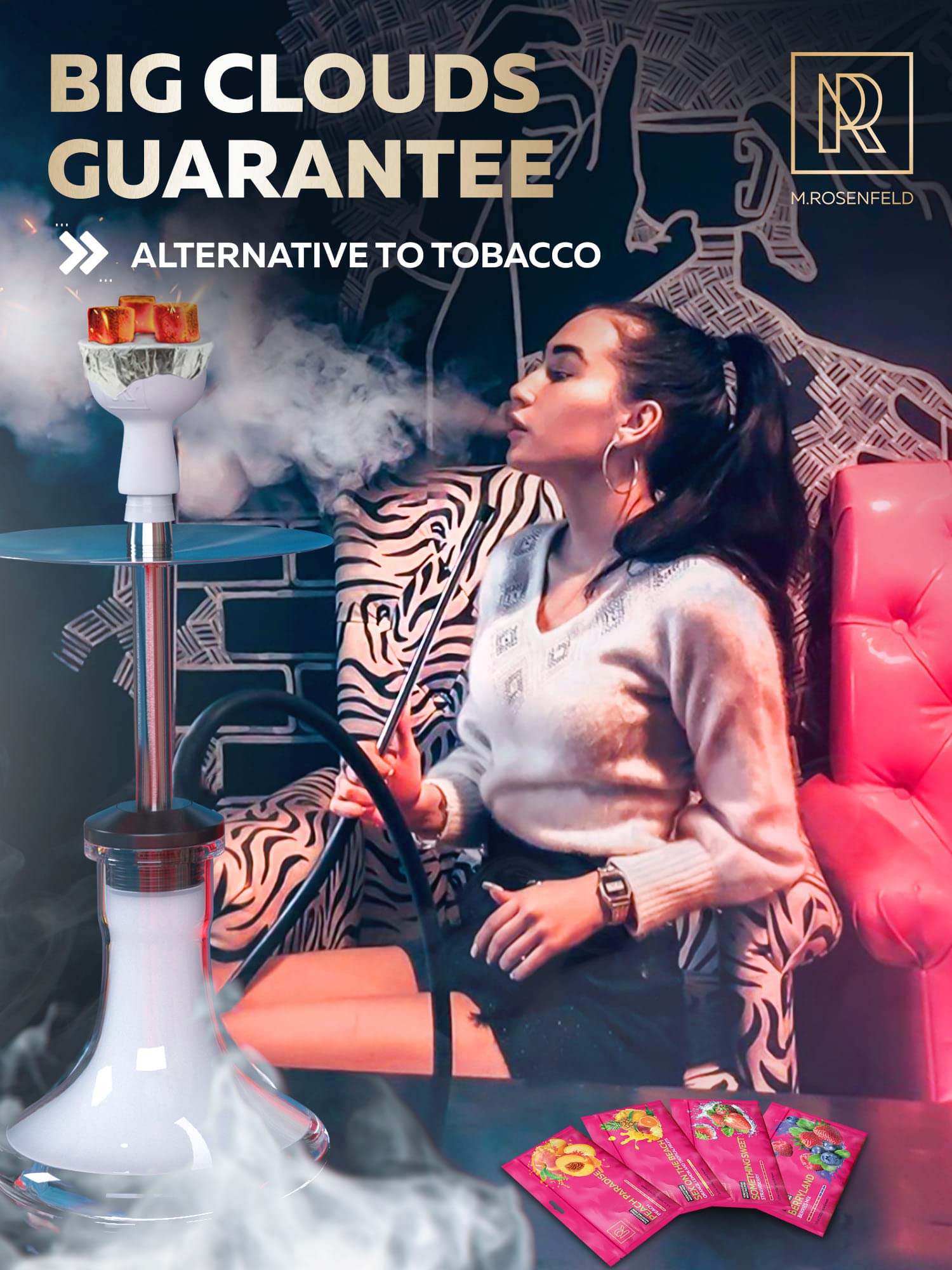 M. ROSENFELD Hookah Shisha Flavors Set - 4 x 100g Shisha Hookah Flavors ...