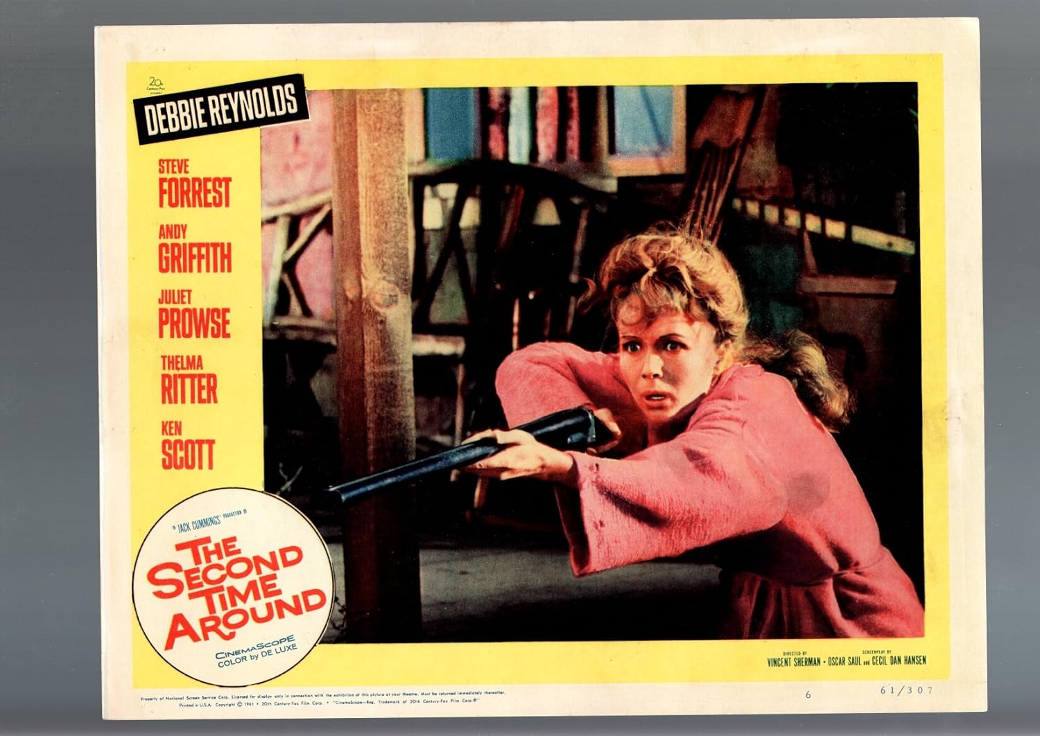 Amazon.com: MOVIE POSTER: THE SECOND TIME AROUND-1961-LOBBY CARD-FN/VF ...