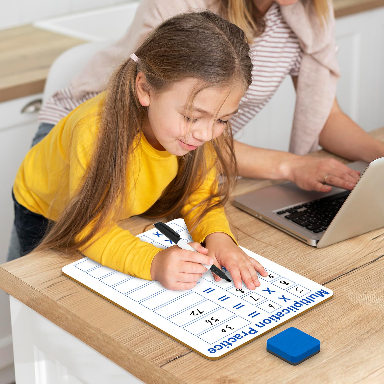 Snapklik.com : Double Sided Multiplication Chart Whiteboard, 9 X 12 Dry ...