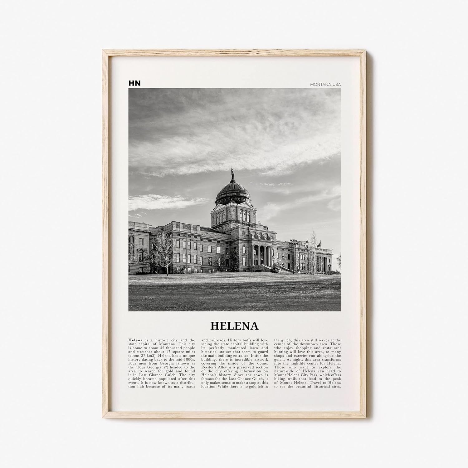 Amazon.com: Helena Print Black and White No 1, Helena Wall Art, Helena ...