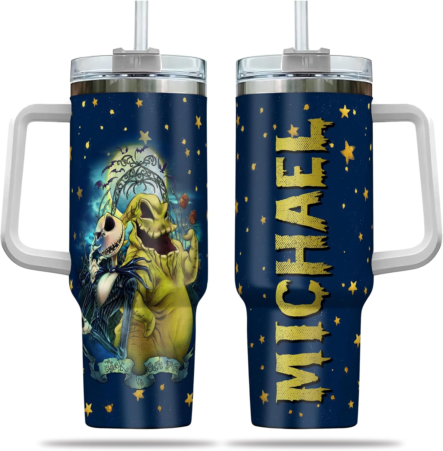 Amazon.com | Personalized Nightmare Movie Characters Tumblers Cup with ...