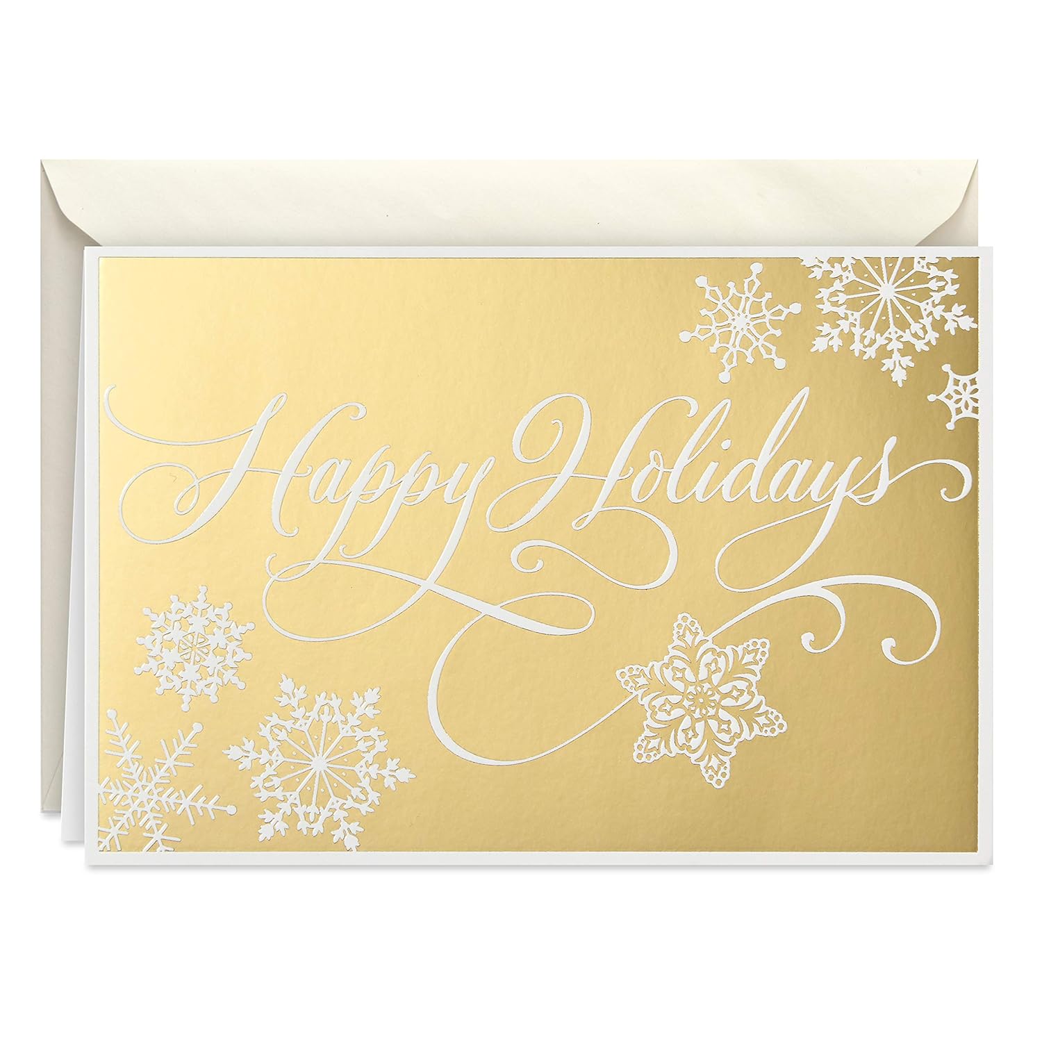 Amazon.com : Hallmark Happy New Year Cards, Elegant Black and Gold (16 ...