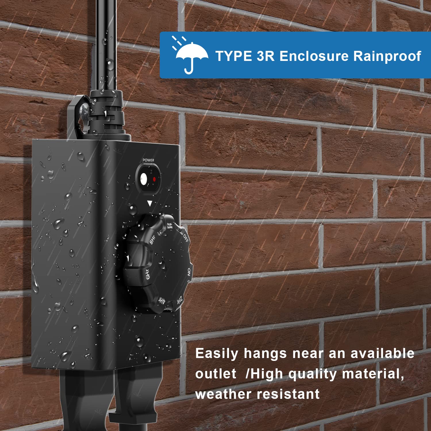 Snapklik.com : New One Outdoor Light Sensor Timer Plug Waterproof Dusk ...