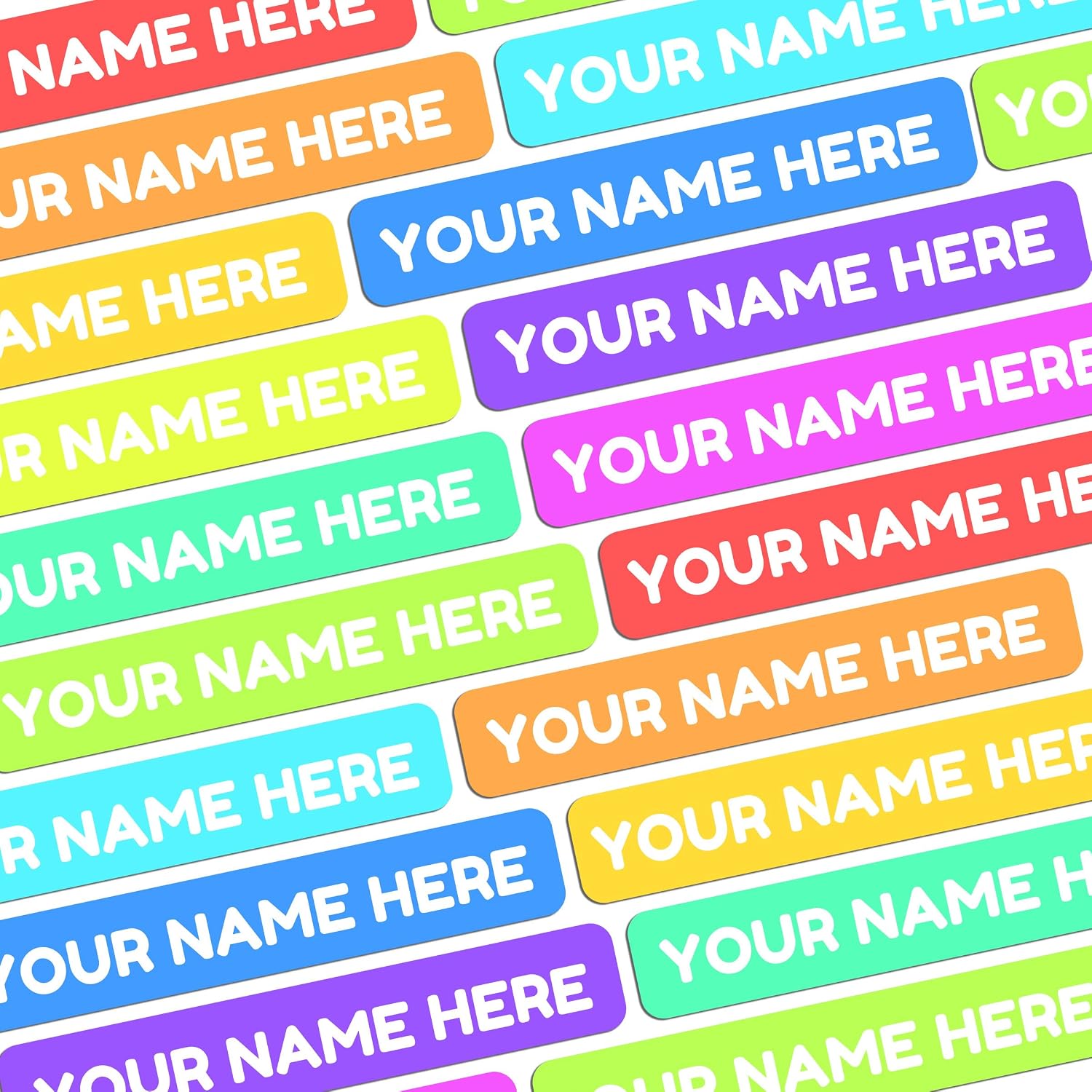 Amazon.com : Personalized Daycare Name Labels (100 Labels) - Custom ...