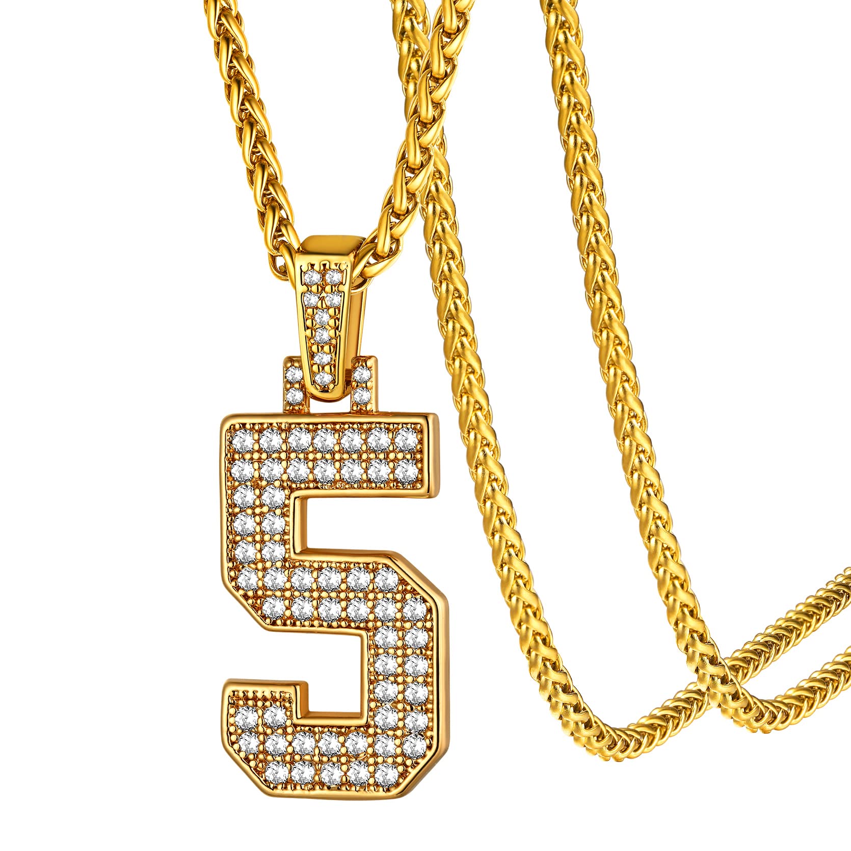 Snapklik.com : KeyStyle Number Pendant Chains For Men