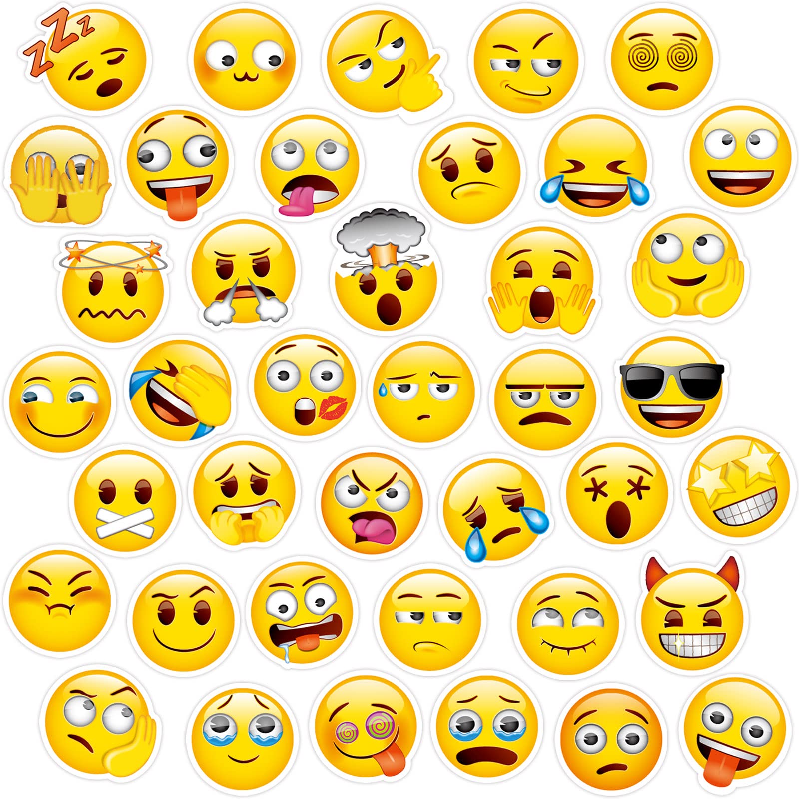 Buy Emoji Stickers for Kids Emoticon Sticker for Teacher Classroom ...