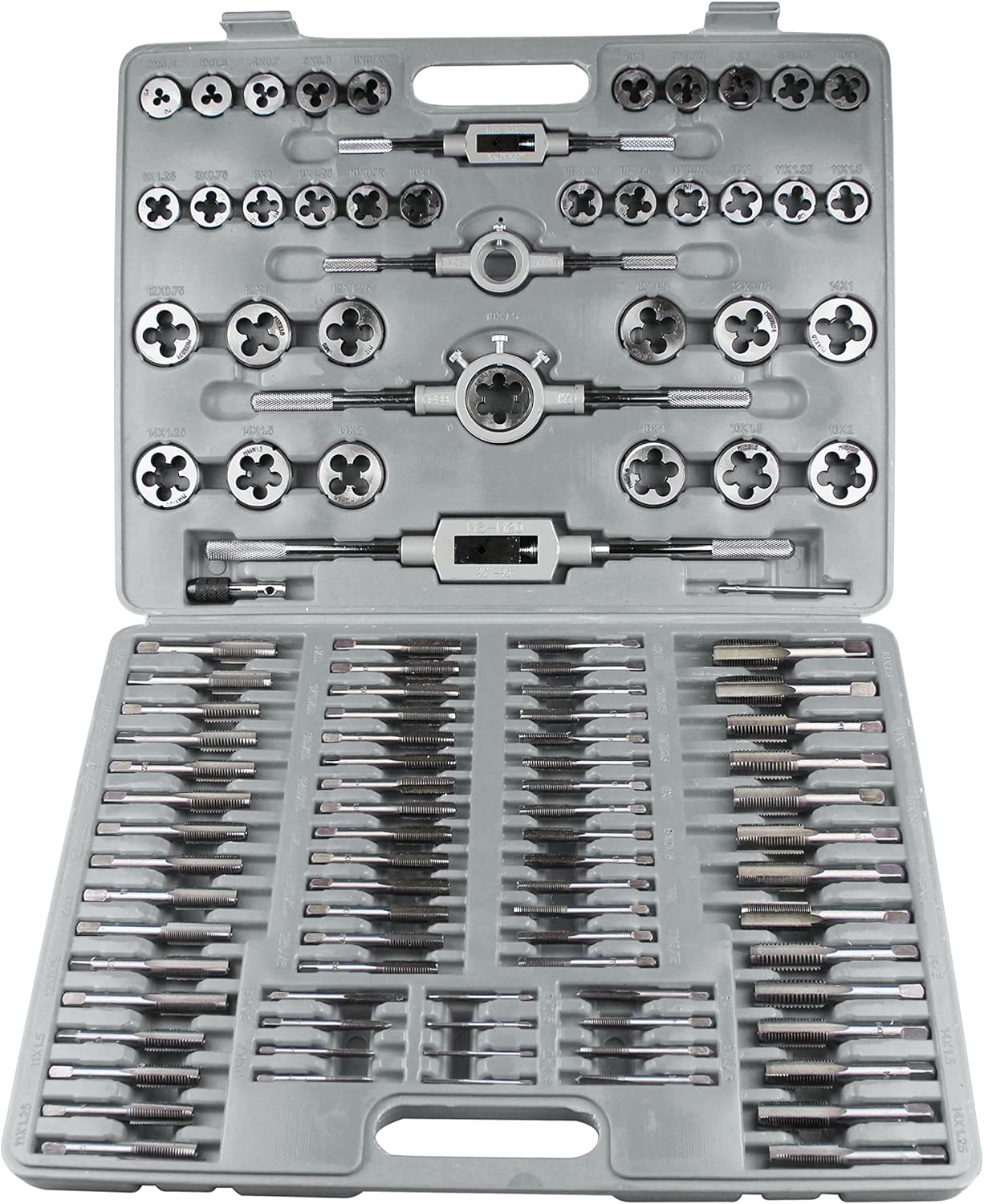 HFS (R) Metric and SAE Standard Tap and Die Rethread Set Rethreading ...