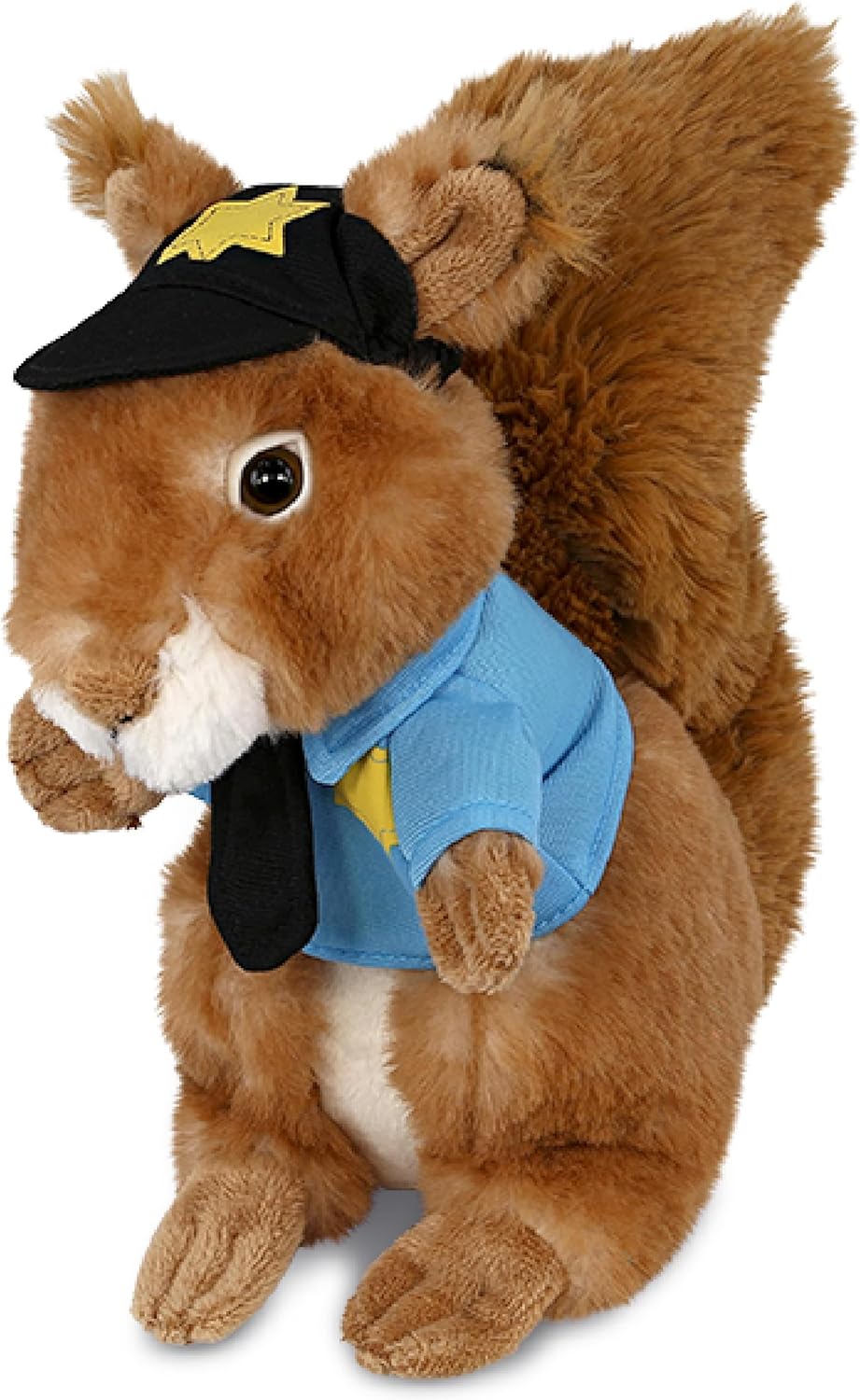 Amazon.com: DolliBu Squirrel Police Officer Plush Toy - Soft Squirrel ...