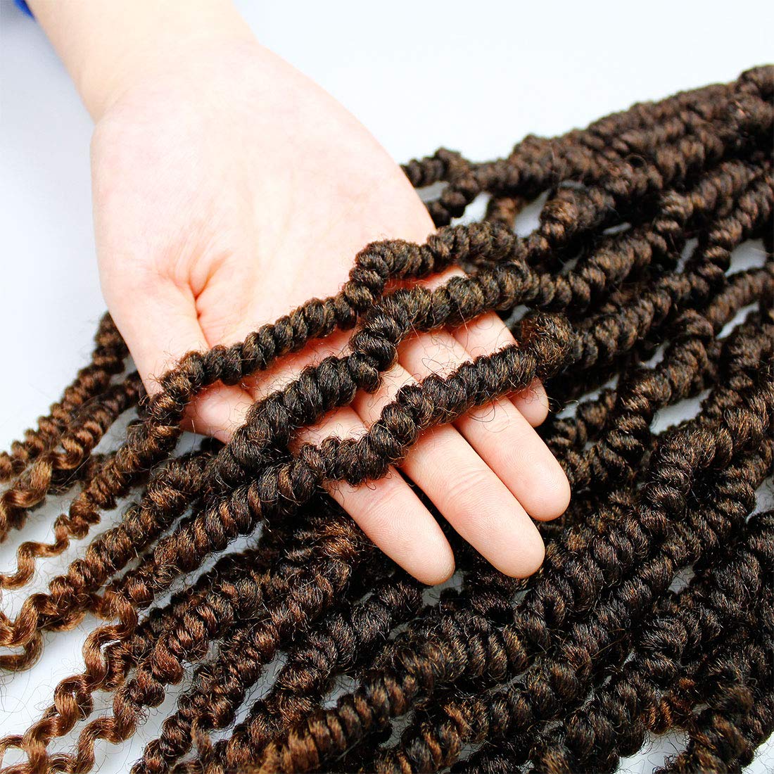 Bomb Twist Crochet Hair 18 Inch 6 Packs Spring Twist Crochet Hair ...