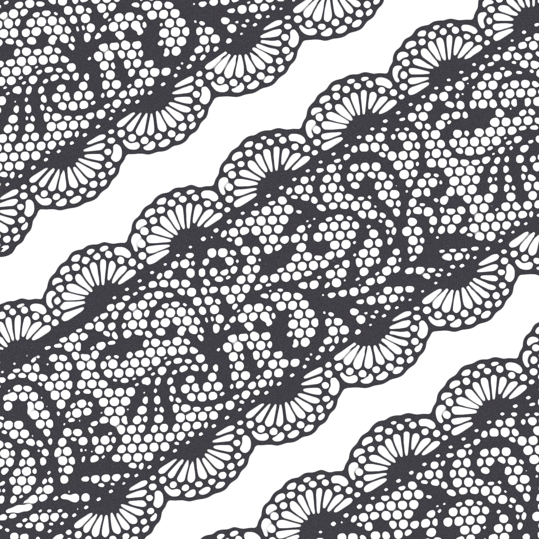 Amazon.com: Large Pre-Made Ready to Use Edible Cake Lace Scallop Trim ...