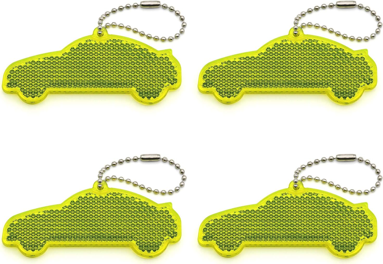 Amazon.com : 4Pcs Super Bright Reflective Hangers, Reflector Bag Tags ...