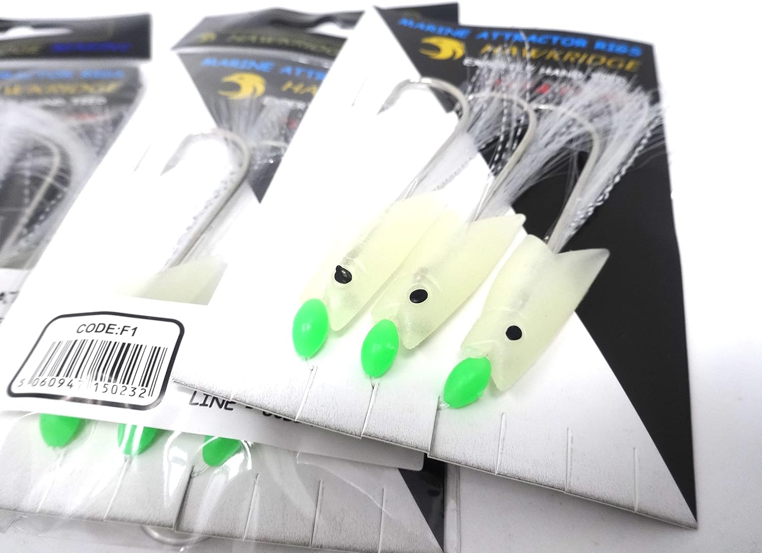 HAWKRIDGE MARINE RIG PRO SERIES - HOKKAI ATTACK 5 Packs of Single Type ...