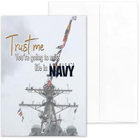 Amazon.com : 2MyHero - US Navy - Military Greeting Card With Envelope ...