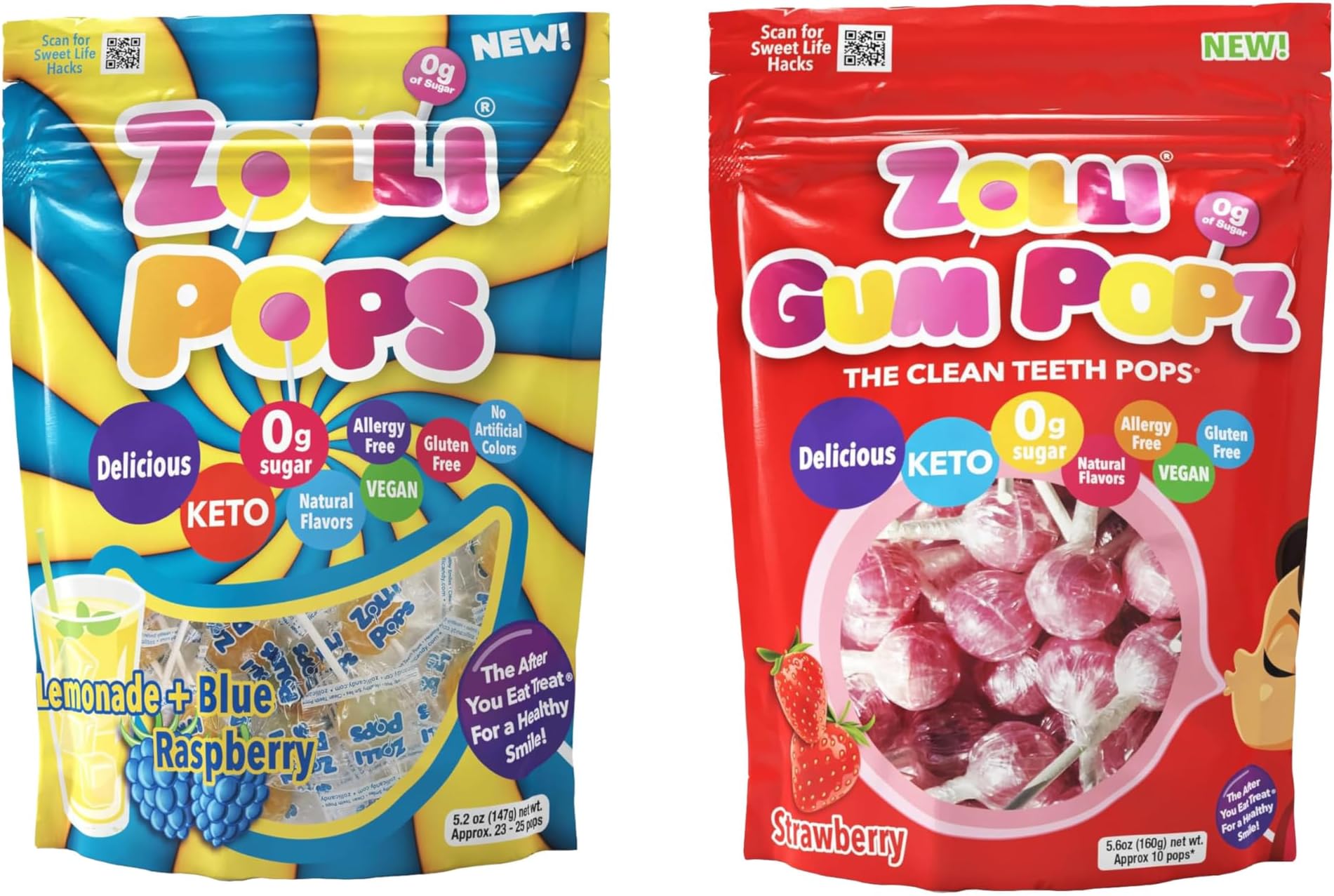 Amazon.com : ASSORTIT X Zollipops Collab Sugar Free Keto Lollipops ...