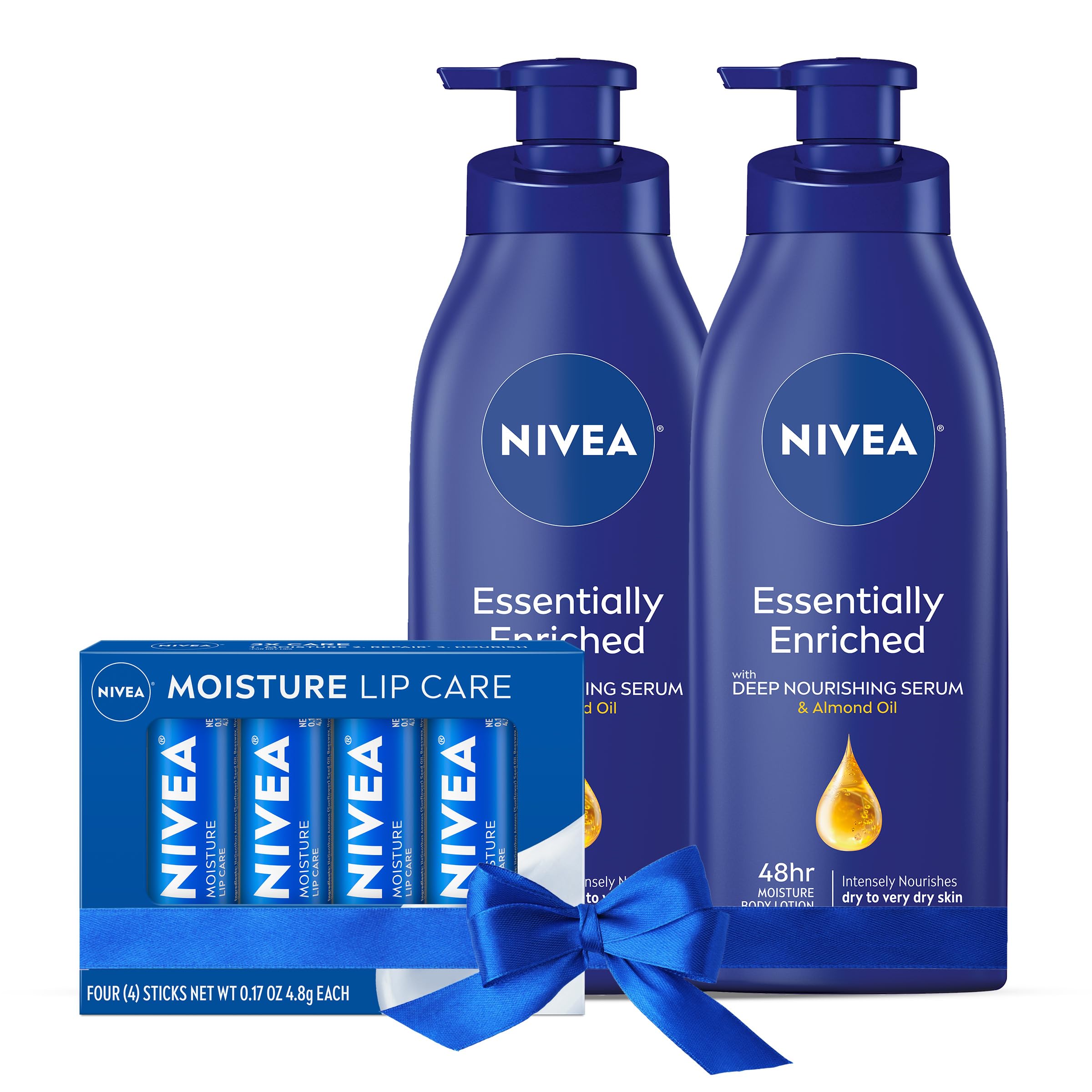Amazon.com : NIVEA Skin Care Set, NIVEA Essentially Enriched Body ...