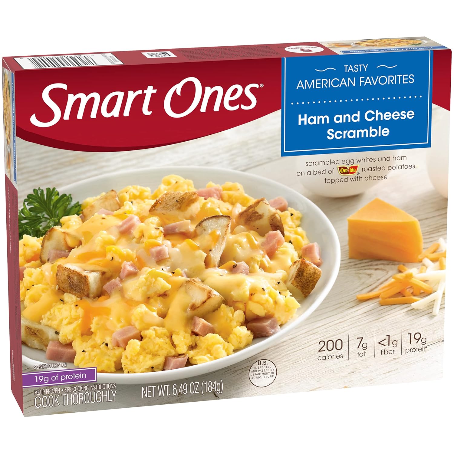 Amazon.com: Smart Ones Ham & Cheese Scramble with Egg Whites, Ham ...