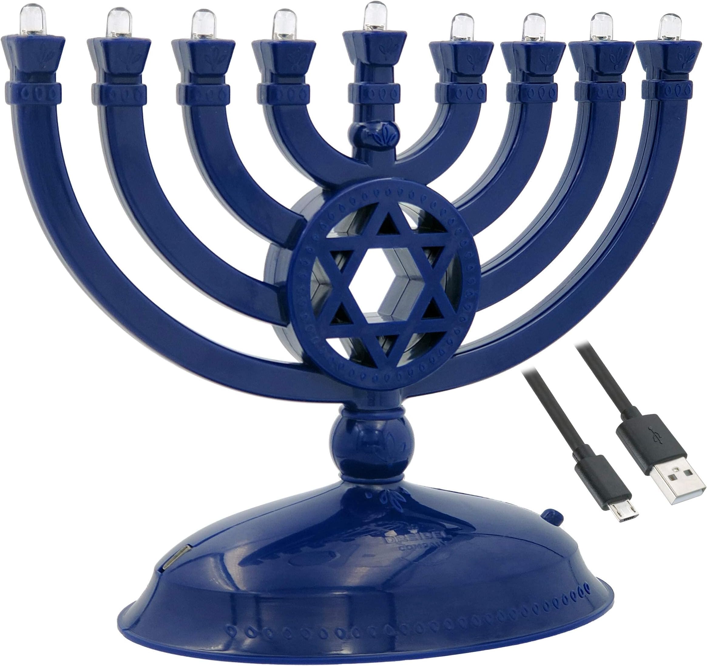 Amazon.com: The Dreidel Company Mini Electric Menorah Traditional LED ...
