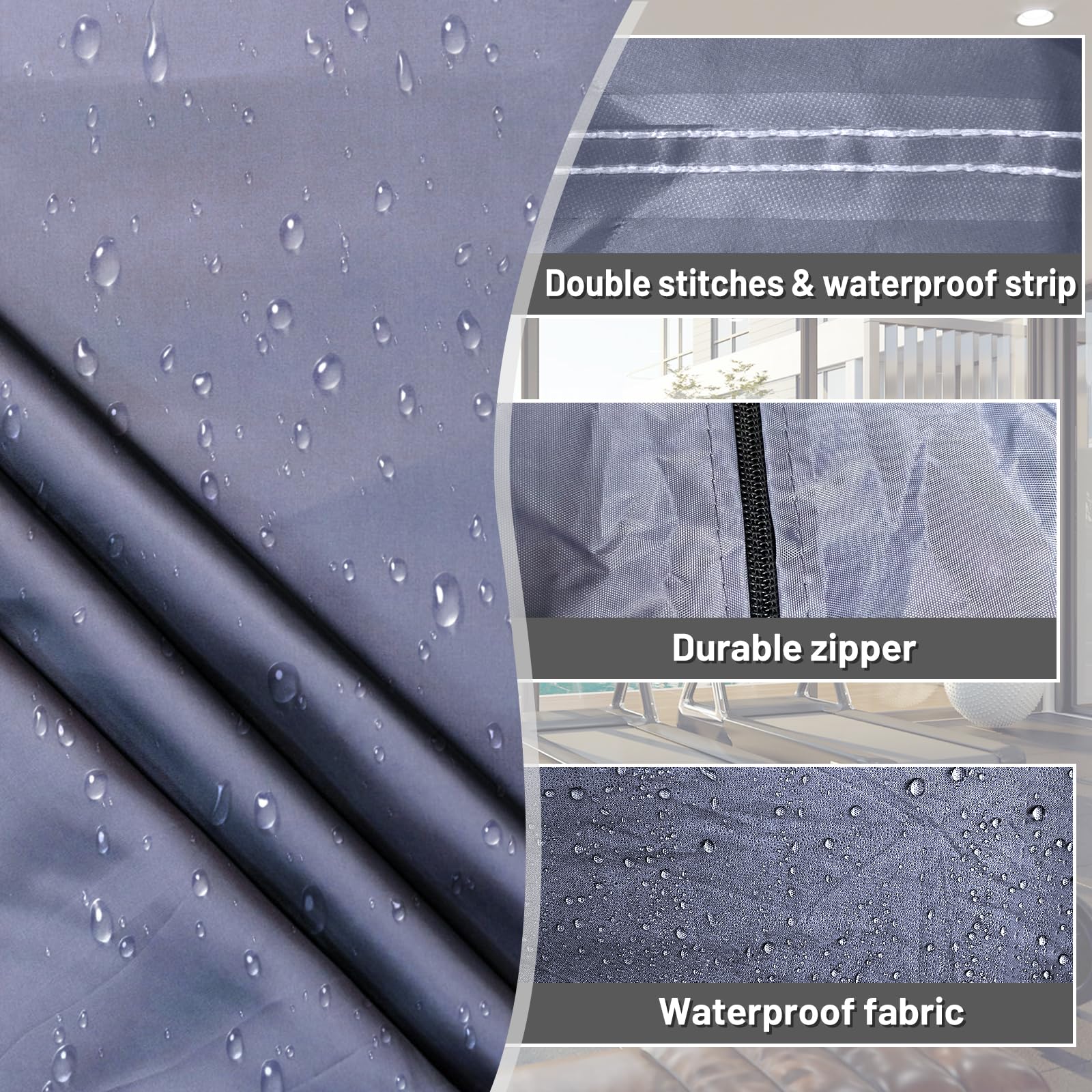 Snapklik.com : Treadmill Cover, Dustproof Waterproof Folding Treadmill ...