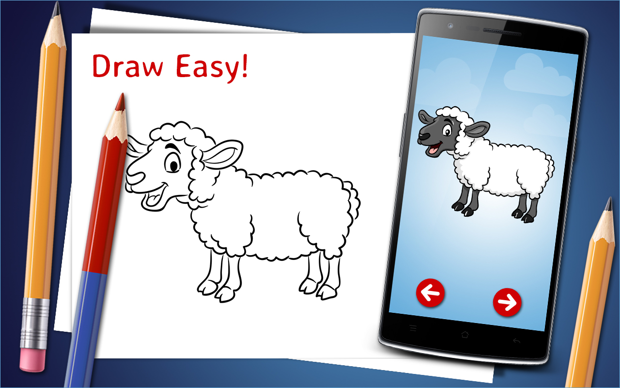 How to Draw Farm Animals Step by Step Drawing App - App on Amazon Appstore