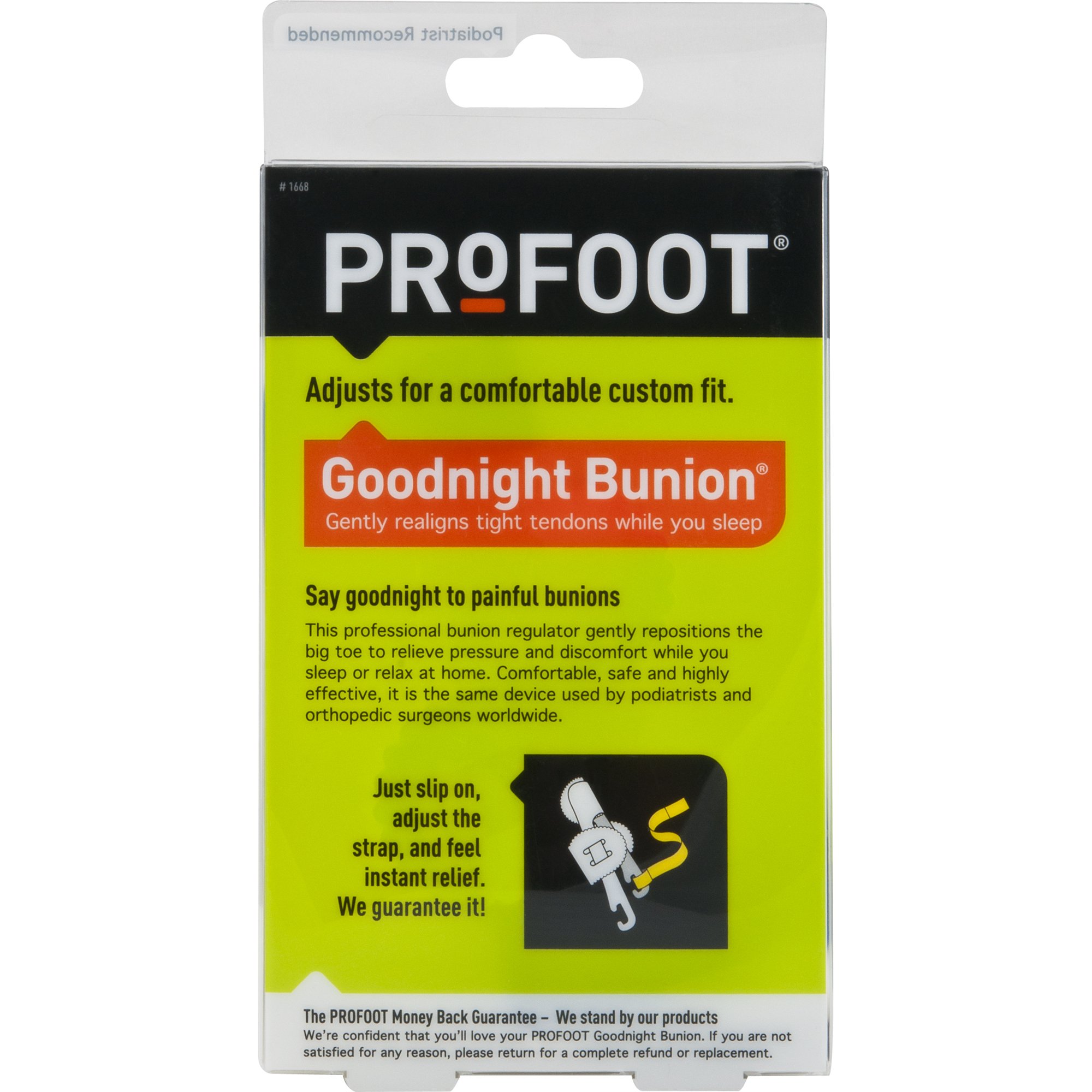 Johnson And Johnson Profoot Goodnight Bunion Regulator Pair Bunion ...