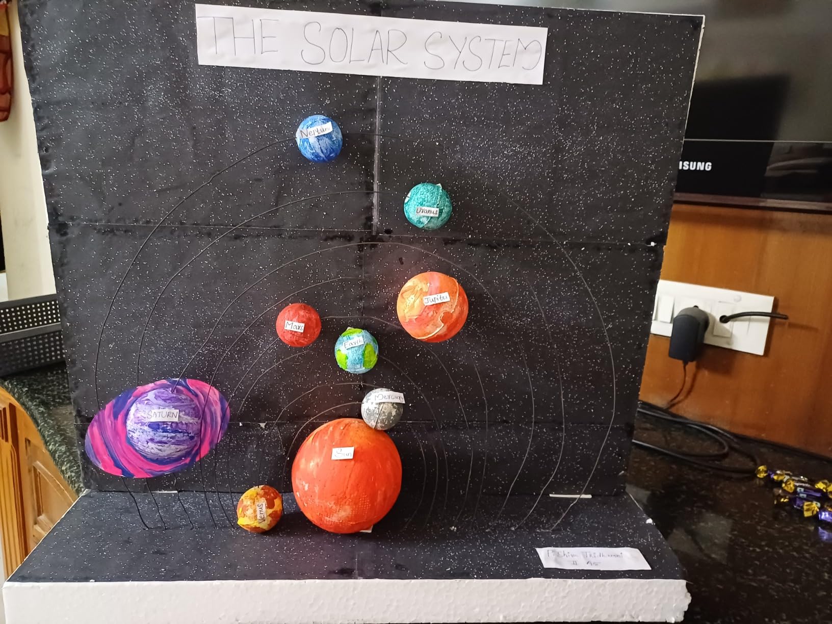 How To Make 3d Solar System Model 3d Model Project For Students