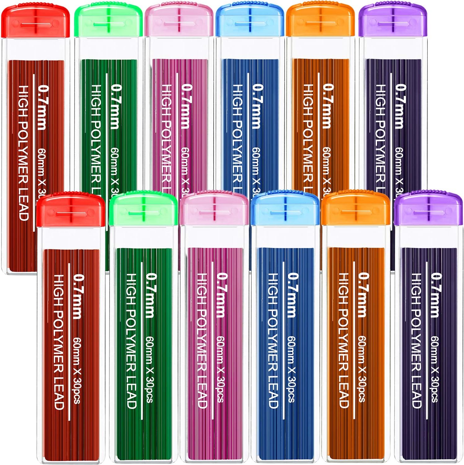 Amazon.com : JOVITEC Color Pencil Lead Refills 0.7 mm Mechanical Lead ...