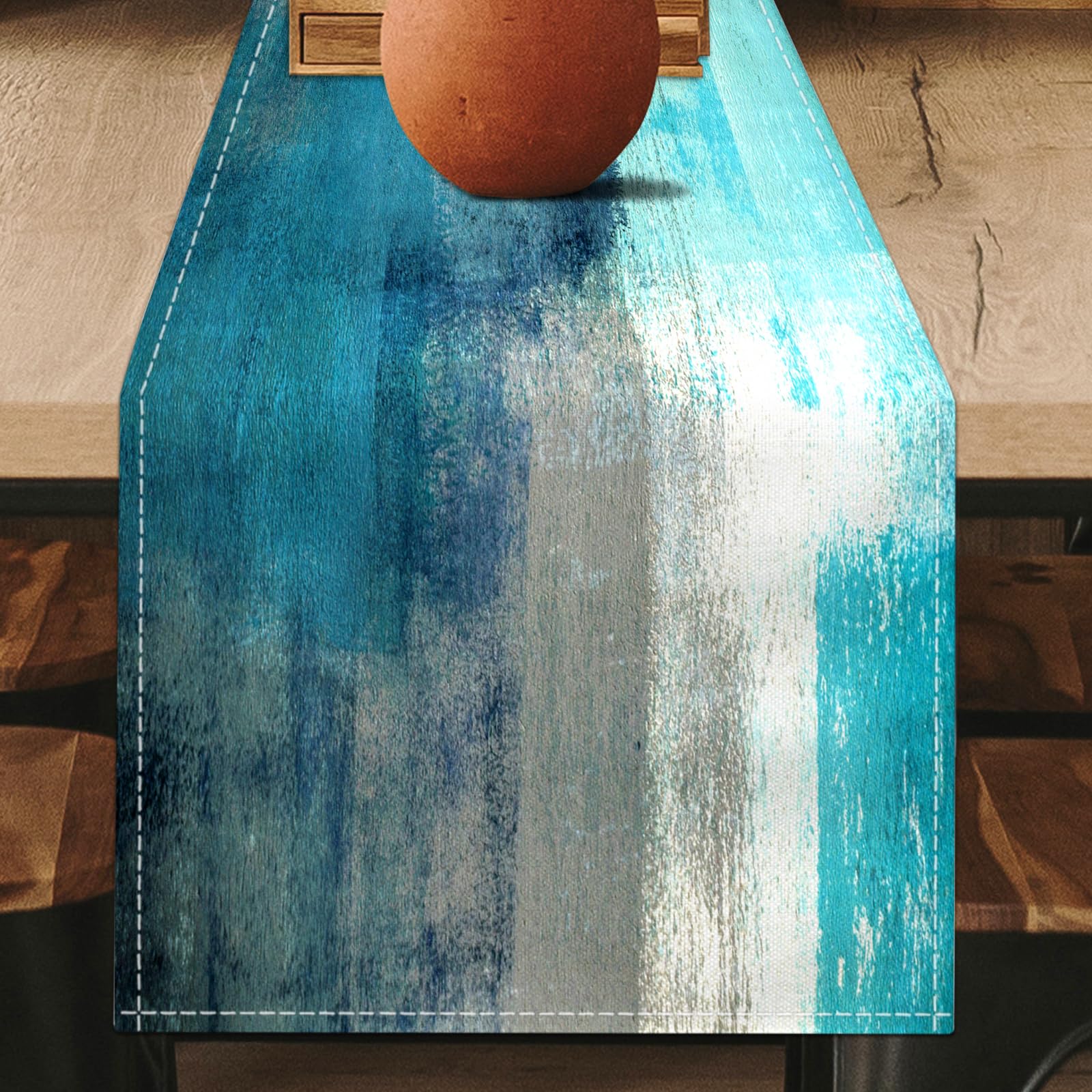 Turquoise Painted Farm Table Round Turquoise Painted Wood Dining Table