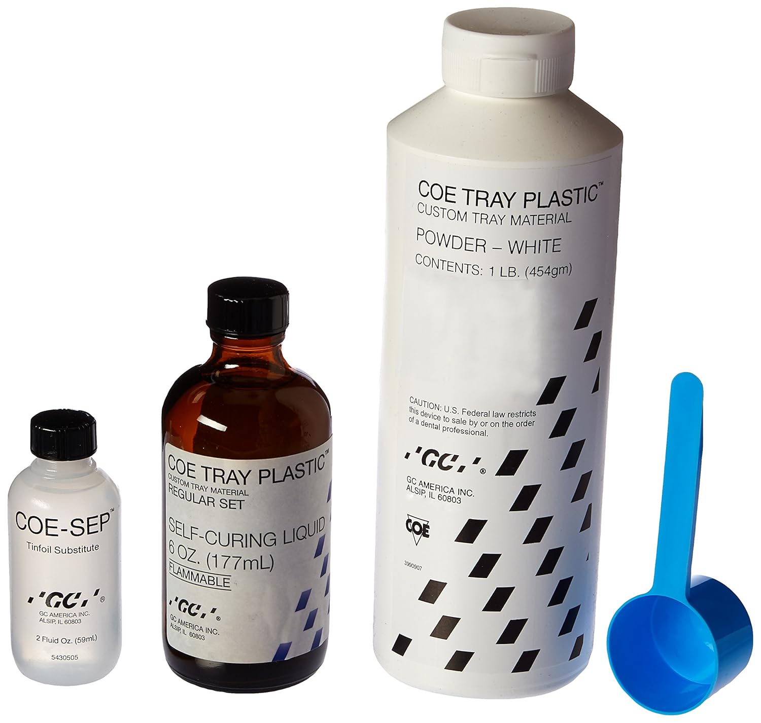 Amazon.com: GC America 240011 Professional Regular Plastic Tray, White ...