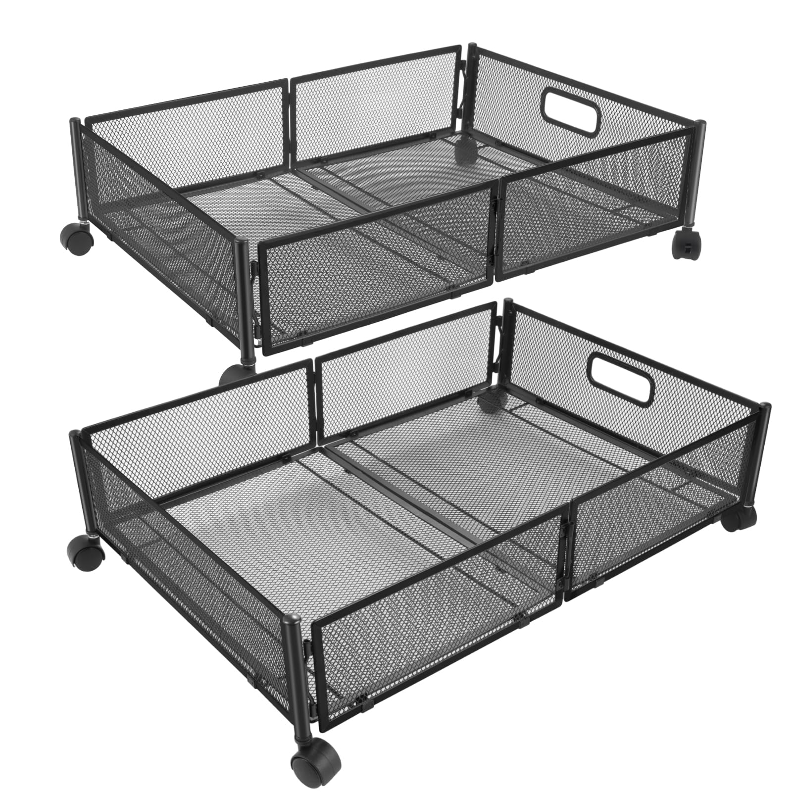 Wire Underbed Storage On Wheels Single Storage Bed Frame With Drawer