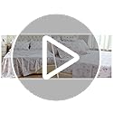 Amazon.com: QSH Floral Queen Size Sheet Sets - Shabby Vintage Chic Rose ...