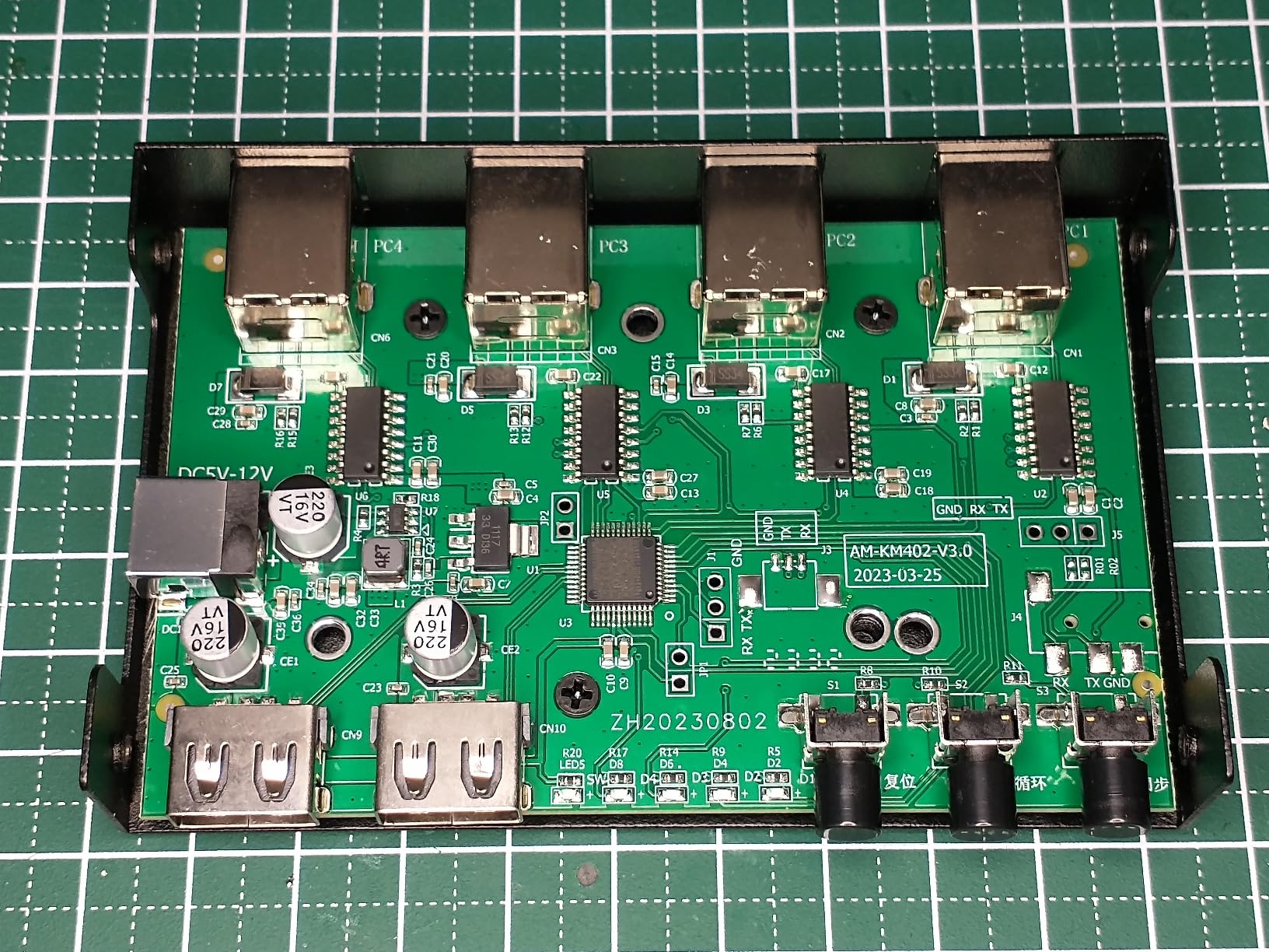 Amazon.com: KVM synchronizer, USB Switch, Keyboard and Mouse Controller ...