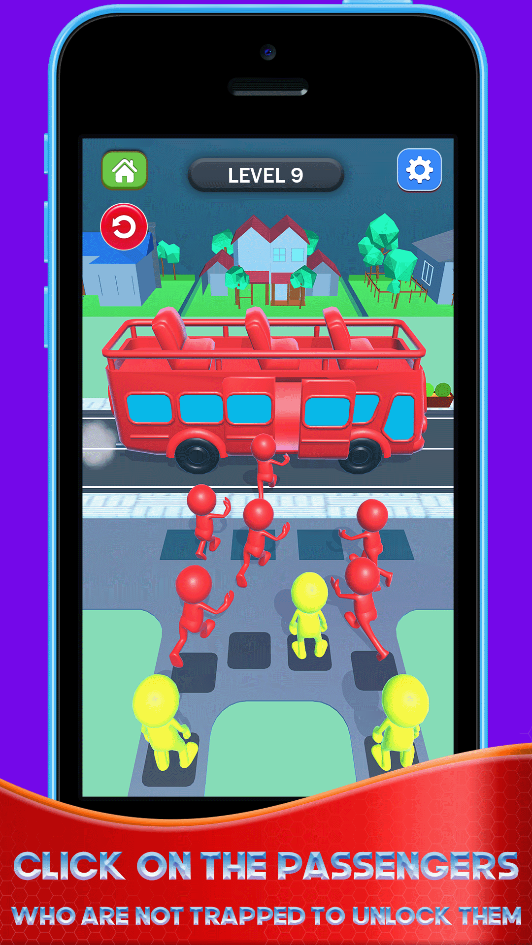 Passenger Bus Jam Color Sort Game: Passenger Bus Seat Jam Color Match ...