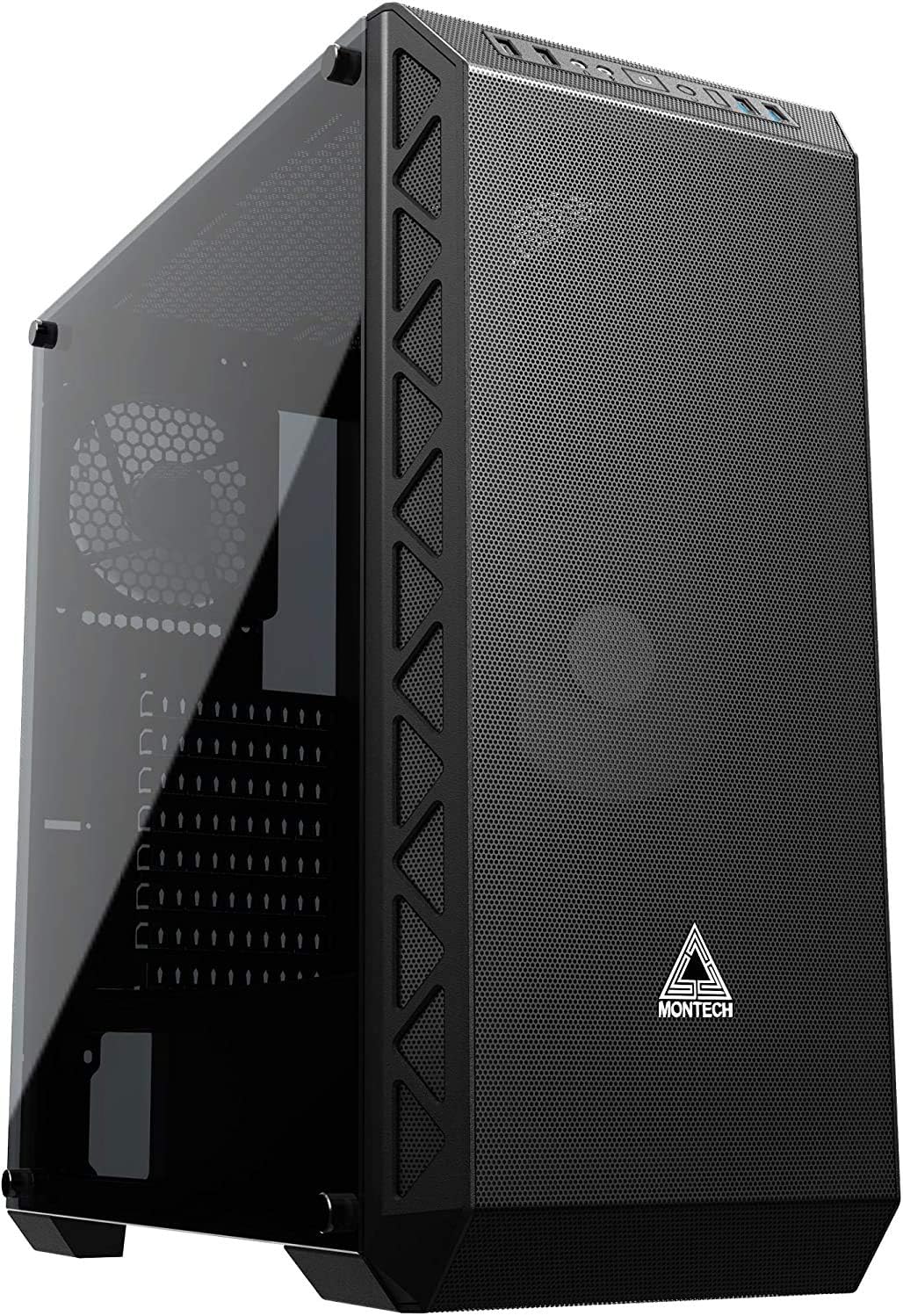 Amazon.com: Montech AIR 900 MESH Black/ATX Mid-Tower/High & Max Airflow ...