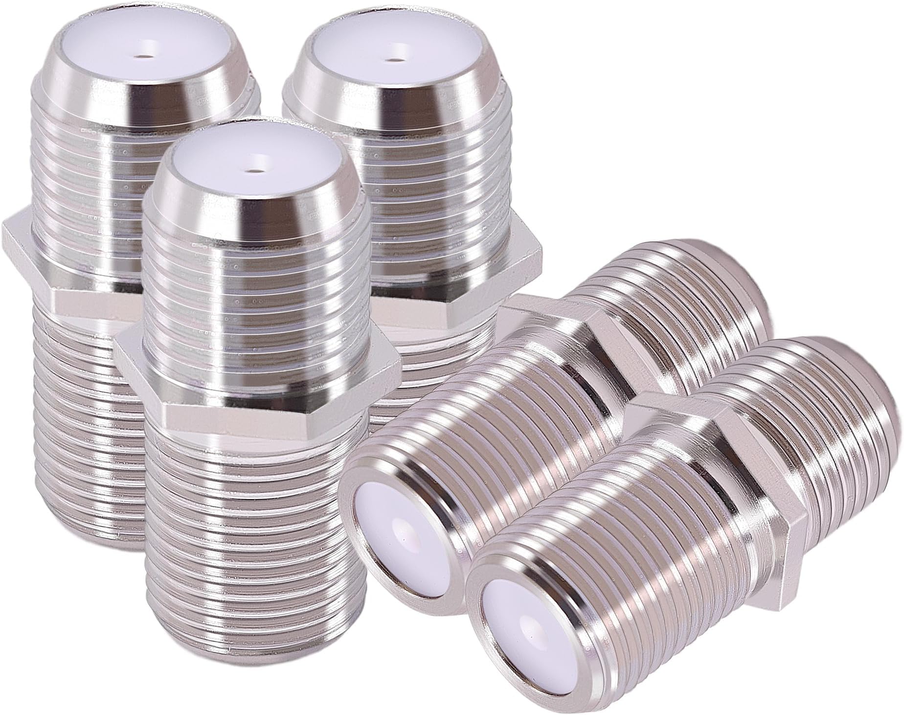 Amazon.com: Pasow F81 Barrel Connectors High Frequency 3GHz Female to ...