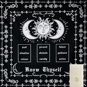 Amazon.com: Knana Tarot Altar Cloth - Silk Mat for Reading with Tarot ...