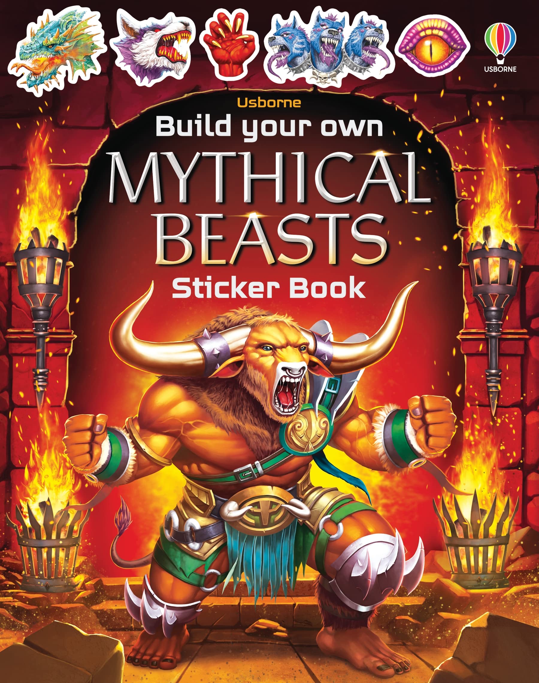 Build Your Own Mythical Beasts (Build Your Own Sticker Book): Simon ...