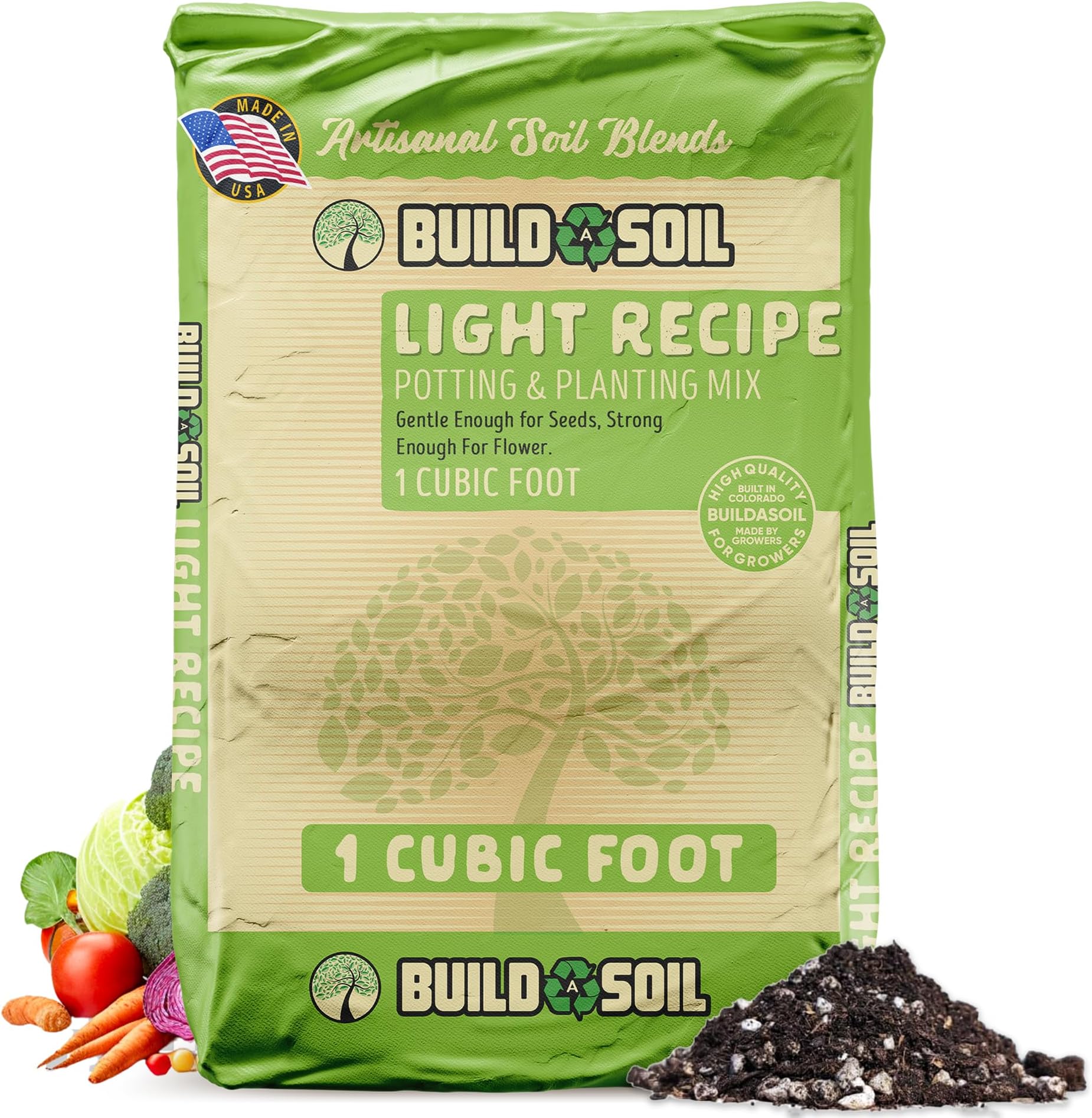Amazon.com: BuildASoil Light Garden Soil for Indoor & Outdoor Plants (1 ...