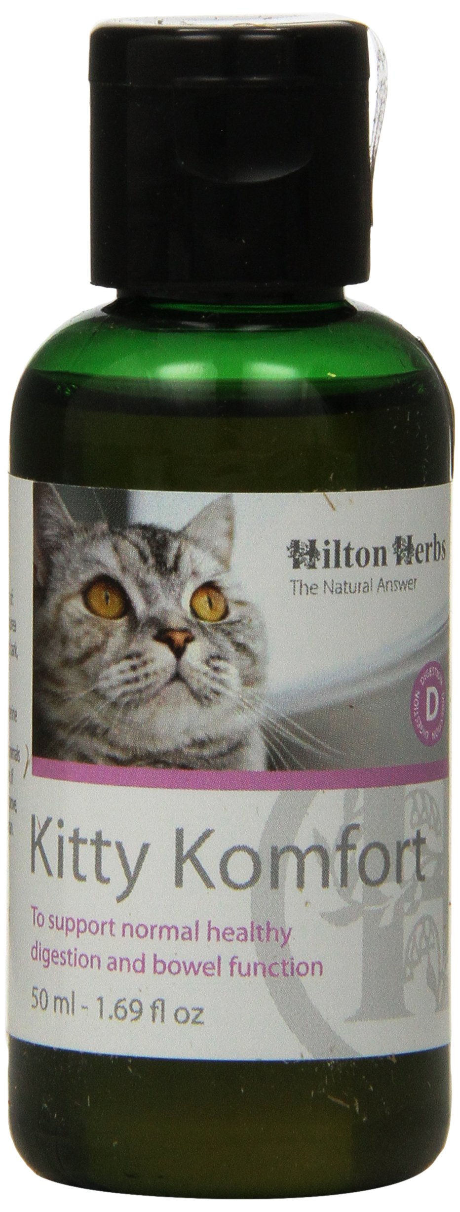 Amazon.com : Hilton Herbs Kitty Komfort Herbal Digestive Supplement for ...