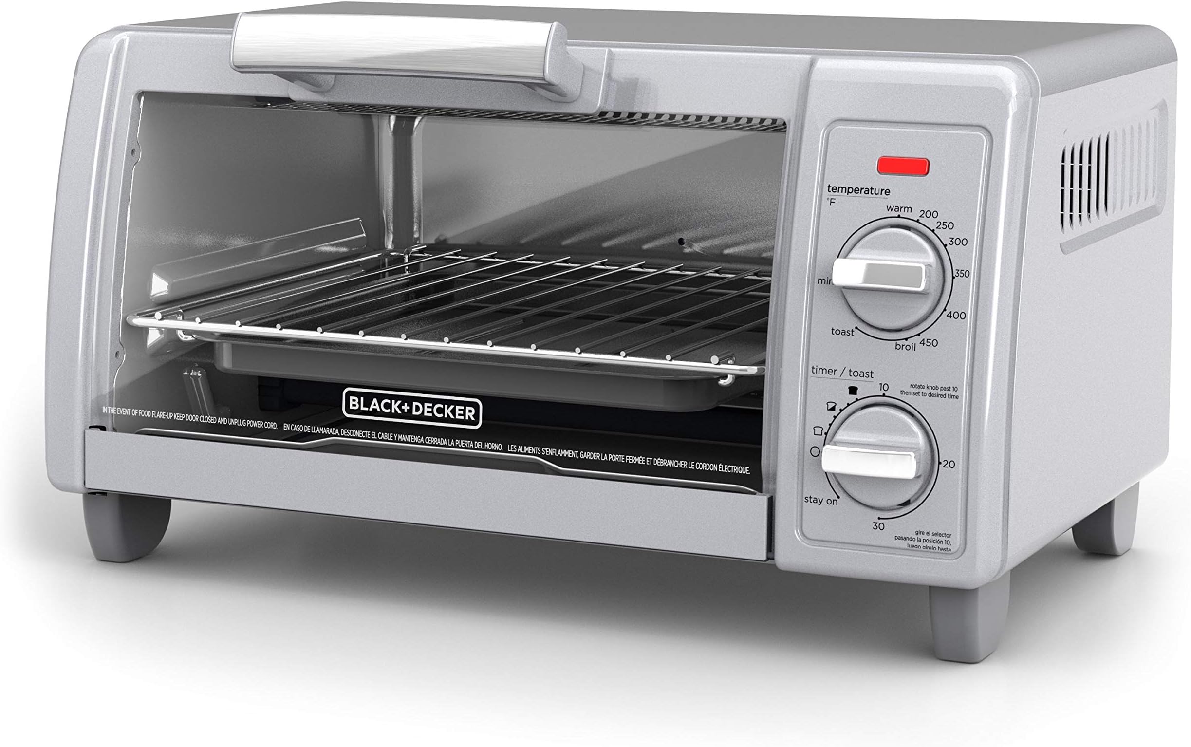 Amazon.com: Proctor Silex 4 Slice Countertop Toaster Oven, Multi ...