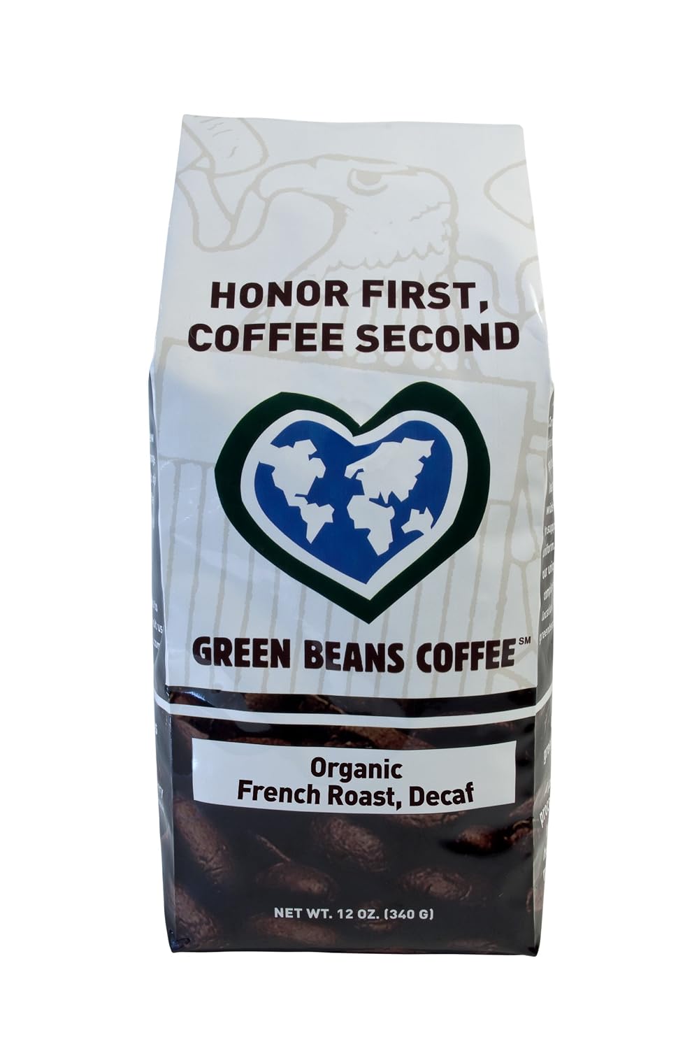 Amazon.com : Green Beans Coffee Organic French Roast, Decaf Whole Bean ...