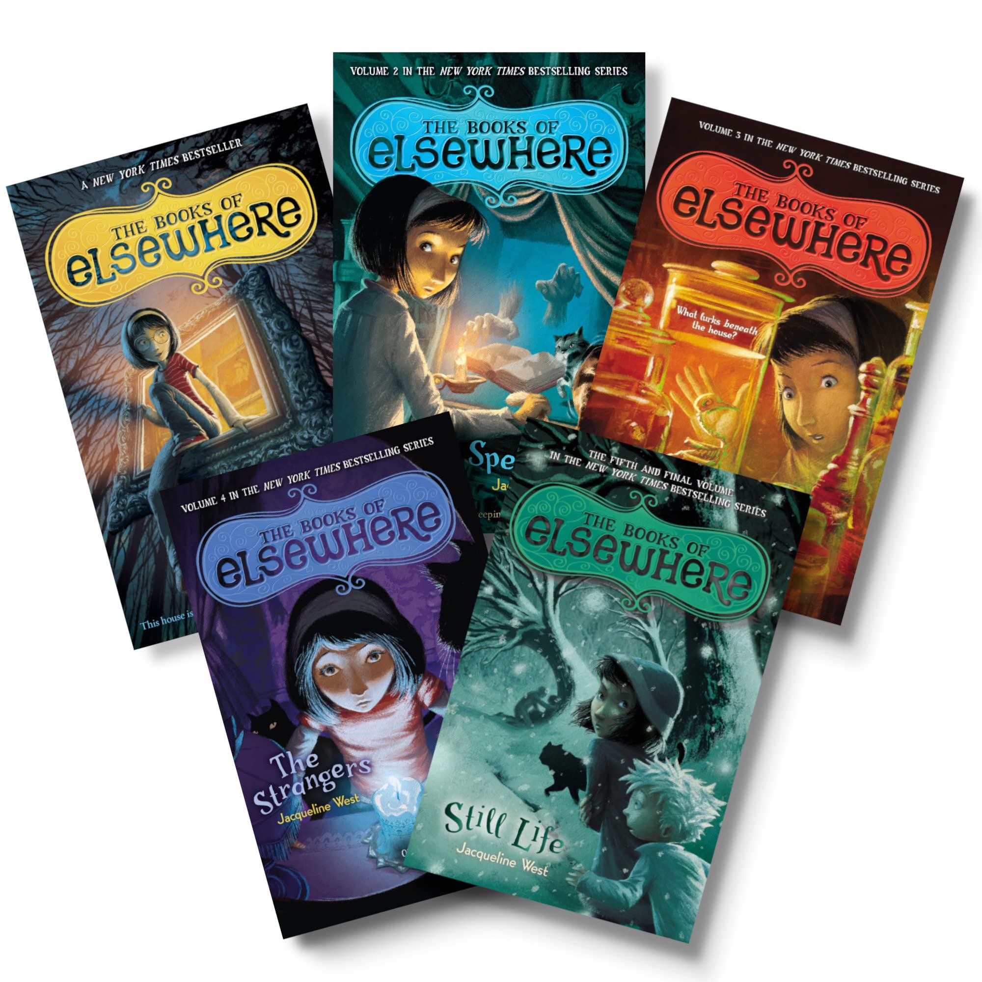 Books of Elsewhere Series Set: BOOKS 1-5: Jacqueline West: Amazon.com ...