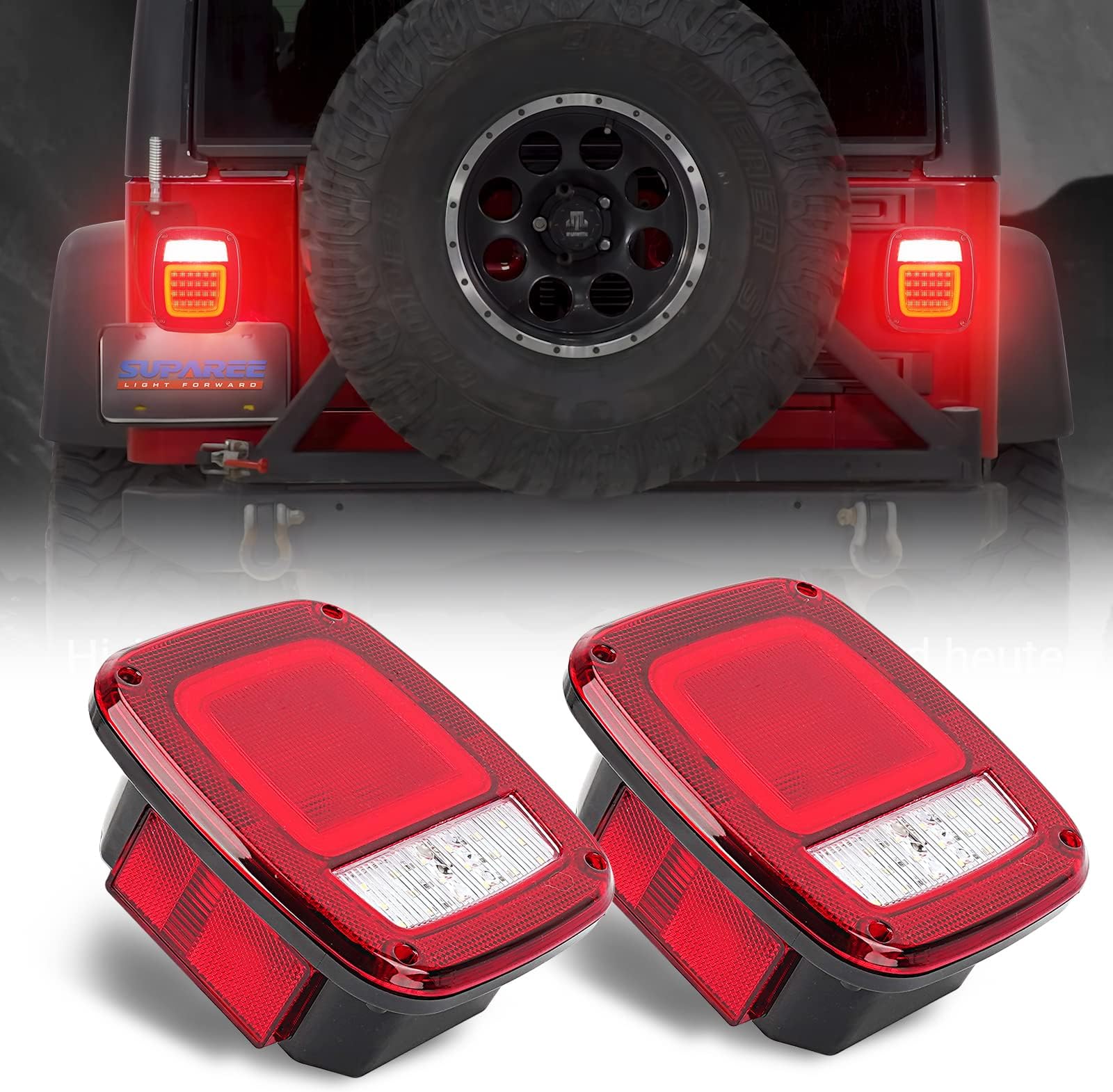Amazon.com: Tail Lights Assembly Replacement for 1979-2006 Wrangler TJ ...