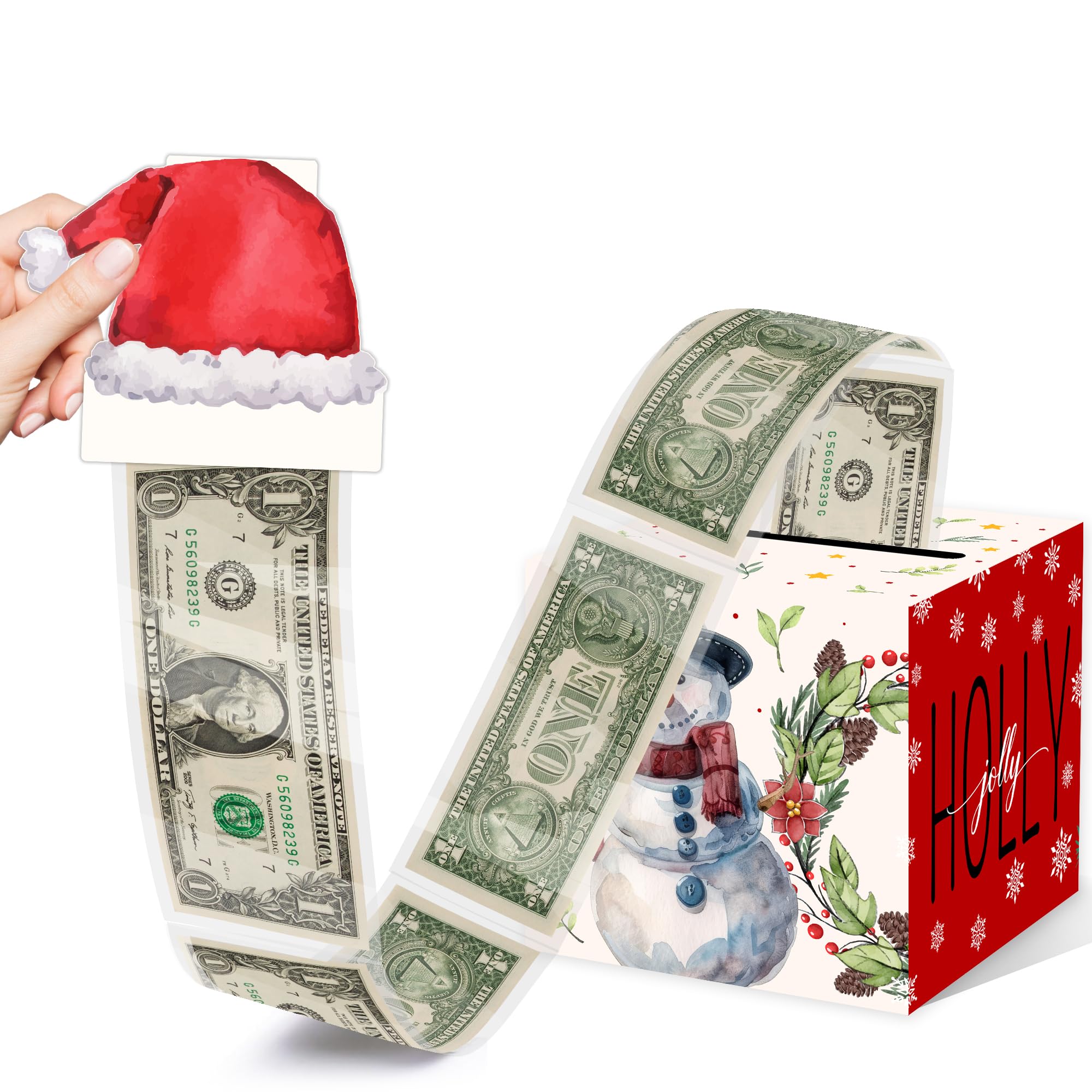 Amazon.com: Christmas Party Gifts, Christmas Money Pull Box with ...