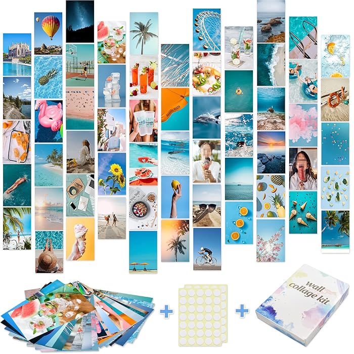 Buy WAEKIYTL Wall Collage Kit Aesthetic Pictures, 60Pcs 4x6 Inch Photo ...