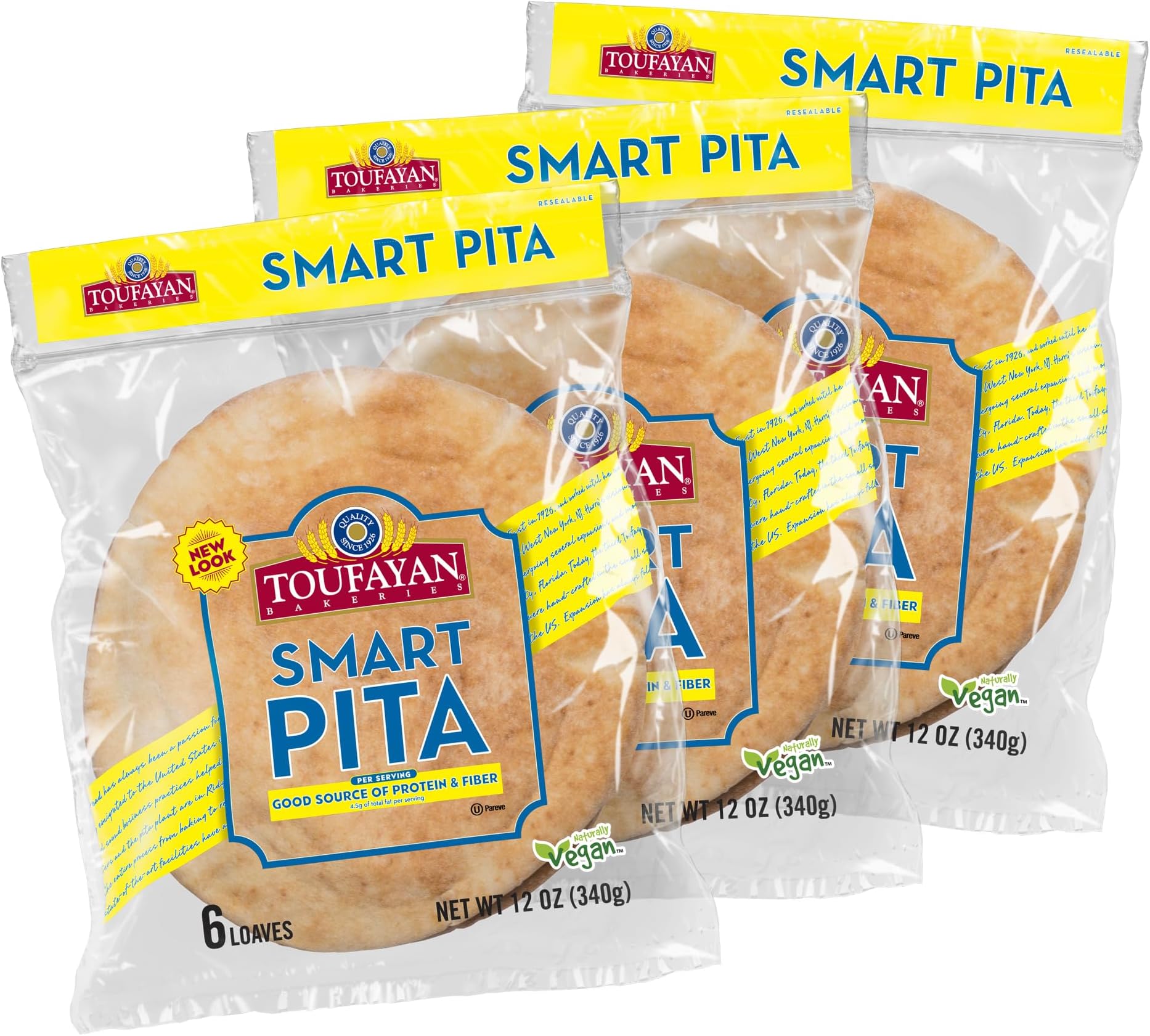 Amazon.com: Flax Pita 3 Pack - Joseph's Pita Bread Value 3-Pack, Flax ...